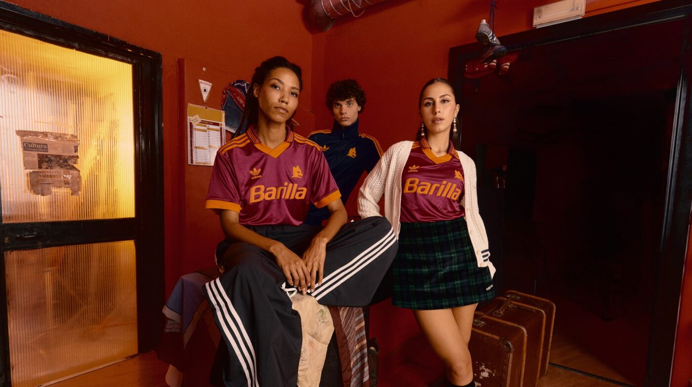 adidas AS Roma Collection Revives Iconic 1993 Designs - sneakerize.gr